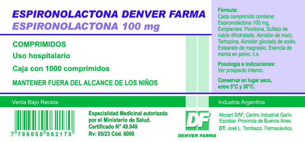 SPIRONOLACTONE DENVER FARMA – Denver Farma