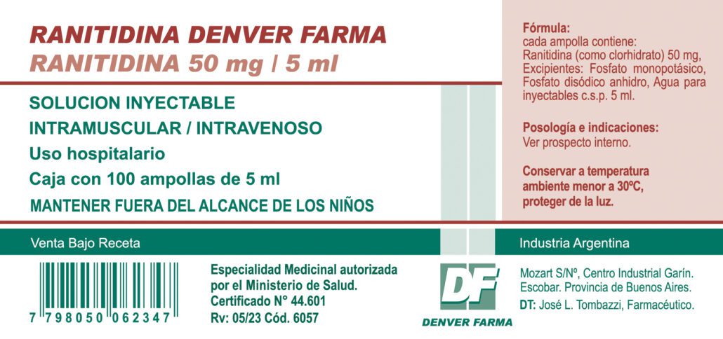 RANITIDINA DENVER FARMA – Denver Farma